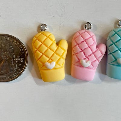 2pc or 10pc Colorful Popsicle Charms Pastel Pink Charm ombre Popsicle ...