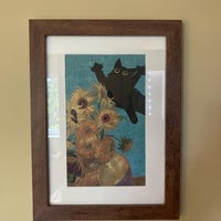 Kitten Minimal, Funny Cat Art Print, Cute Kitten Poster, Cat Print, Cat Art, Cat Poster, Black ...