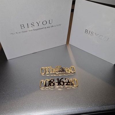 Custom Name Brooch in Gold / Silver / Rose Gold Personalized Brooch ...