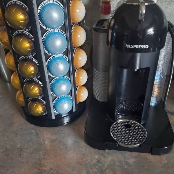 Spinning Carousel for Nespresso Vertuo Coffee Pods - Made in Canada - Etsy