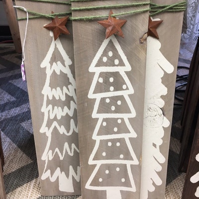 Christmas Tree SVG Rustic Hand Drawn Christmas Trees Hand Drawn ...