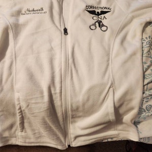 Healthcare Nurse Jacket RN Jacket Sweatshirt Embroidered Medical ...