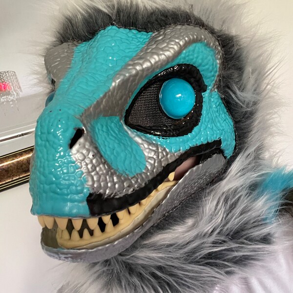 Yeti Dino Mask - Etsy
