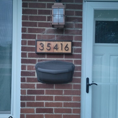 3 Inch Modern House Numbers Letters - Etsy