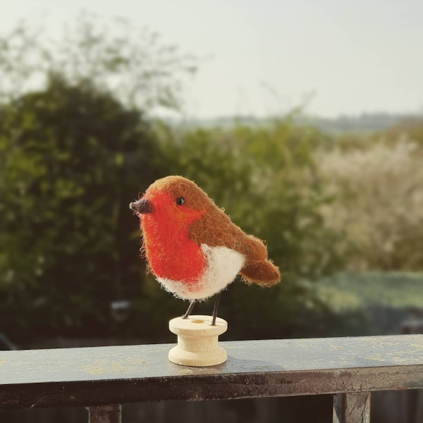 Felt and Dandy Robins Needle Felting Kit - Etsy UK