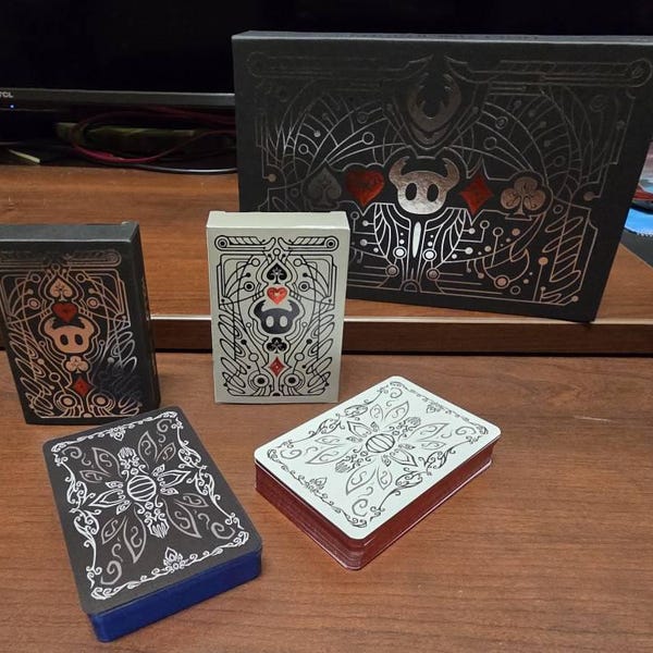 Hollow Knight Inspired Playing Card Deck 54 Poker Size Cards Fan Made ...