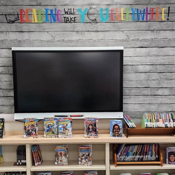 Reading Will Take You Everywhere Decal | Classroom Vinyl | Library Wall ...