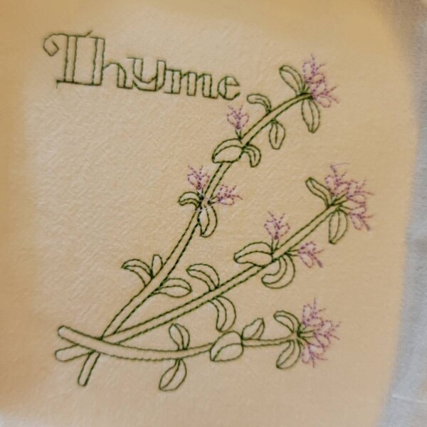 Vintage Kitchen Herbs Machine Embroidery Designs Instant Download 4x4 ...