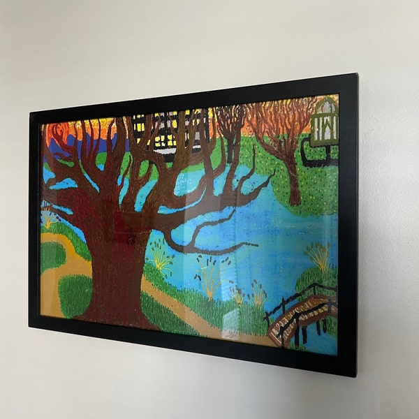 Artwork Color Print 12 X 18 Inch Original Painting by Seller Adirondack ... Artwork Color Print 12 X 18 Inch Original Painting by Seller Adirondack ...