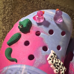 Hibiscus Flower Croc Charm - Etsy