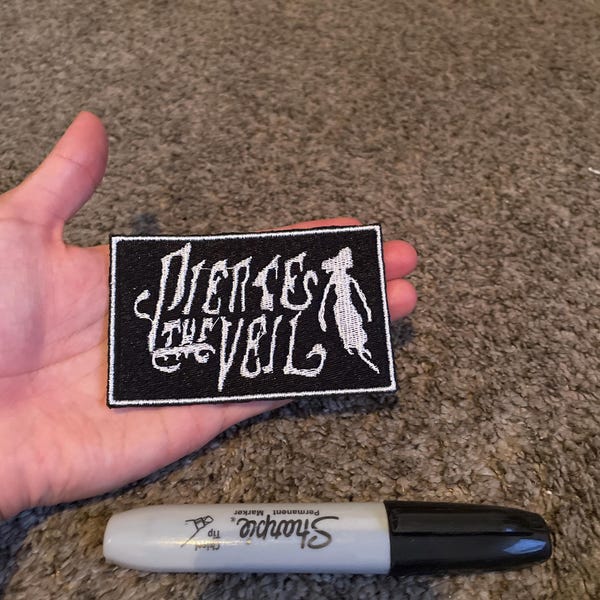Pierce the Veil Logo Embroidered Sew on Patch, Emo Punk Accessory - Etsy