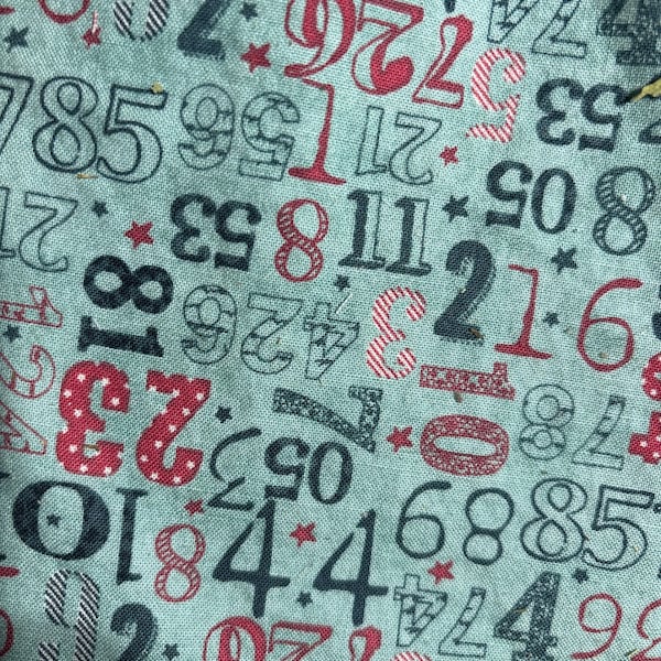 DESTASH Fabric Nearly 18” by 40 Inches of Winter Documentaries for ...