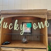 Lucky One Banner, Lucky One, Shamrock Banner, St Patricks Day Birthday ...