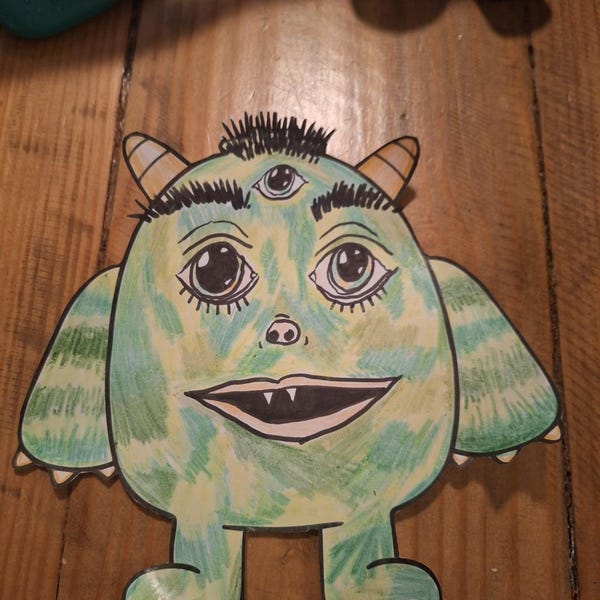 Create Your Own Monster Activity Pack - Etsy