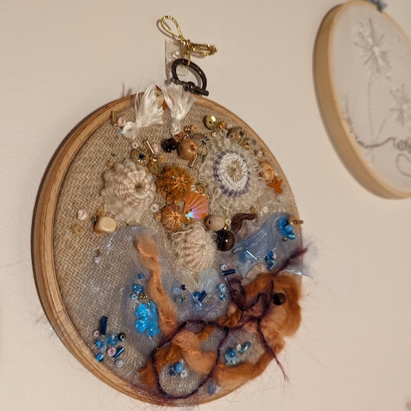 Seaside Treasures Embroidery Kit - Etsy