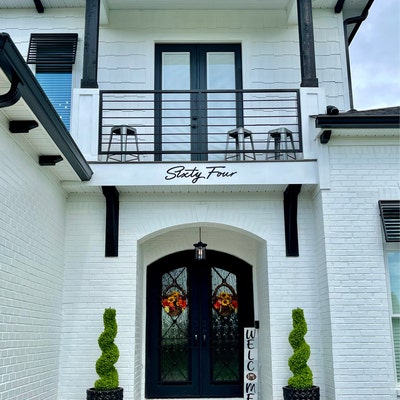 Script Address Sign ,script House Numbers, Custom House Numbers Sign ...