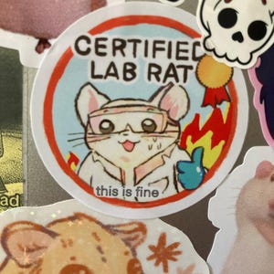 Lab Rat Sticker - Etsy