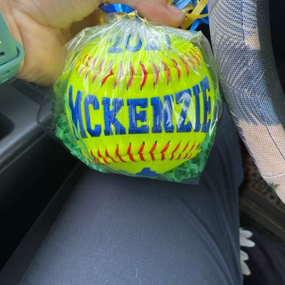 Custom Embroidered Softballs - Etsy