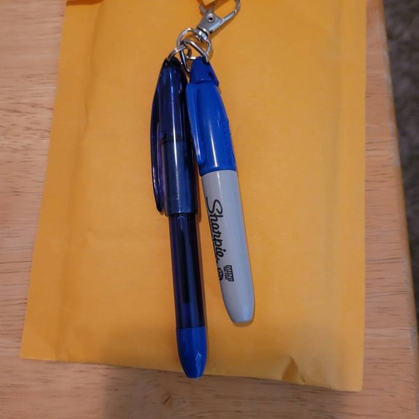 Mini Sharpie for Badge Reel, Nurse Mini Pen Keychain, Badge Reel Mini ...