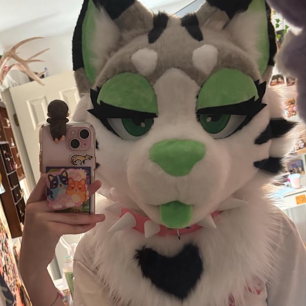 Aroace Chunky Spike Collar | Fursuit Collar | Cosplay Collar | Costume ...