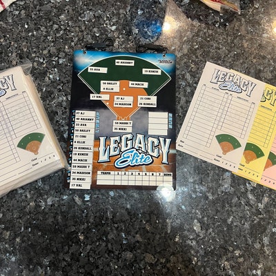 Custom Lineup Cards Baseball or Softball 4 Part Carbonless - Etsy