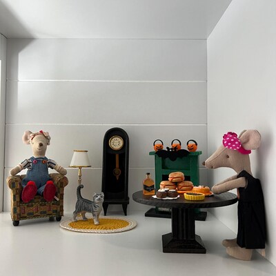 Textile Dollhouse House for Mouse Travel House for Doll - Etsy