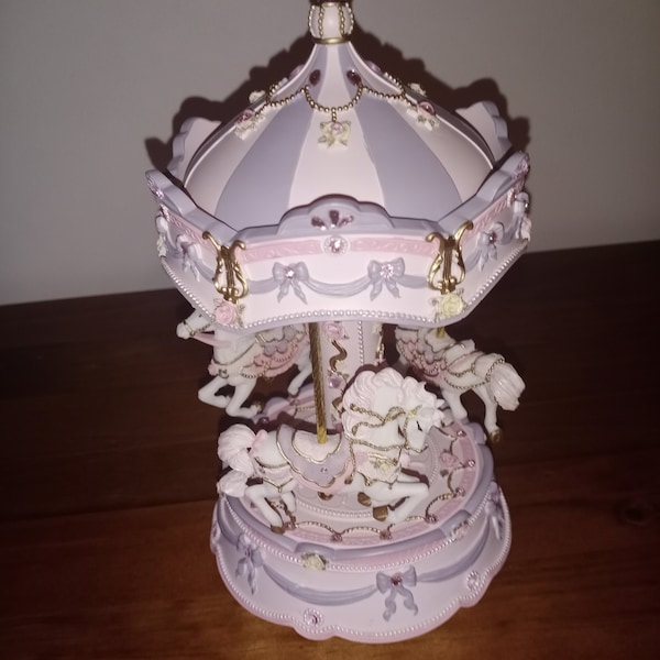 Musical Carousel, Music Box, Musical Carousel, Nursery Gift, New Baby ...
