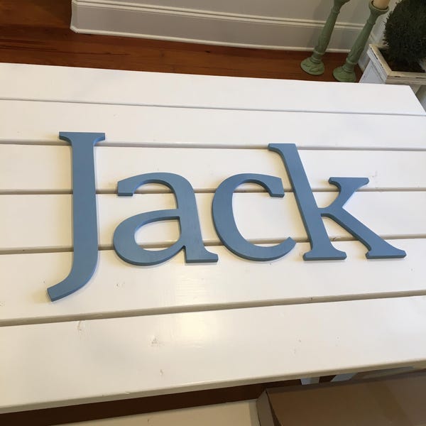 Large Baby Name Sign, Large Nursery Name Sign, Big Family Name Sign ...