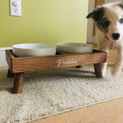 Large Modern Dog Food Stand Elevated Dog Feeder Dog Feeding Table ...