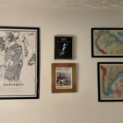 Map of West Point, New York Vintage USA Wall Map Prints Canvas Wall Art ...