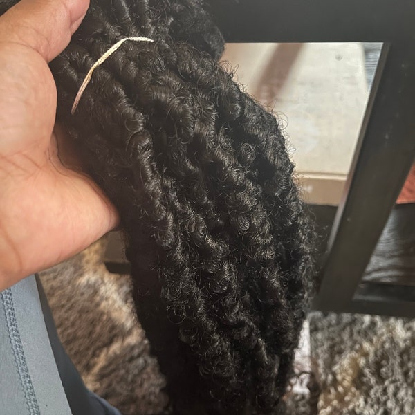 New Loc Ties Handmade Flexible Spiral Loc Ties by Stylesbynoah Black ...