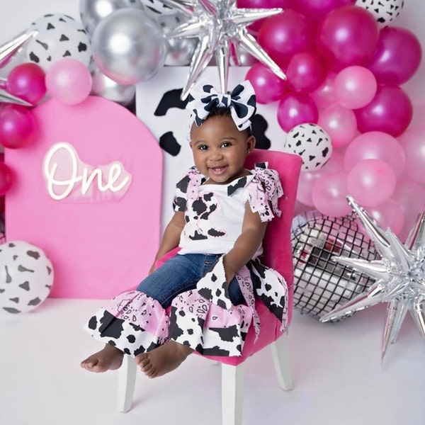 Christmas Cowgirl Rodeo Tutu Set Western Holiday Country Pageant Girls ...