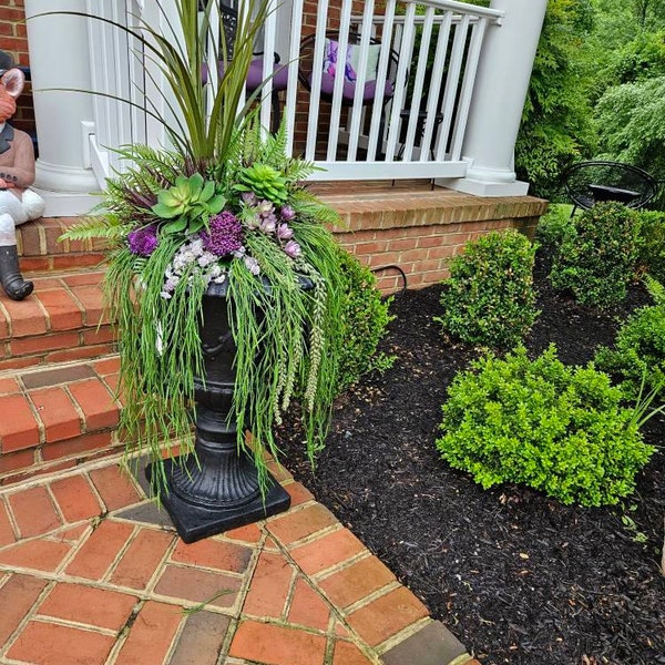 Outdoor Faux Drop in Container Gardens, Faux Urn Filler , Planters for ...
