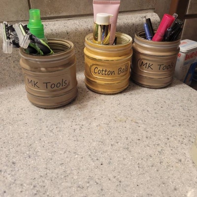 Rustic Cookie Jar, Farmhouse Cookie Jar, Gallon Glass Cookie Jar ...