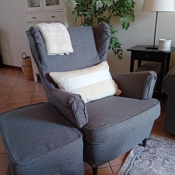 STRANDMON Armchair Cover Slipcover Hand Made With Multiple Color and ...