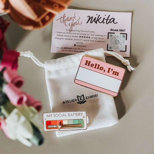 The Original Mood Tracker Sliding Enamel Pin, Interactive Enamel Pins ...