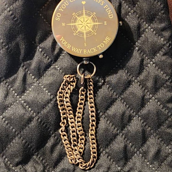 Baptism Compass, First Holy Communion Compass, Engraved Compass for ...