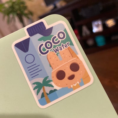 Animal Crossing Vinyl Sticker Marshal Coffee, Maple Syrup, Coco Coconut ...