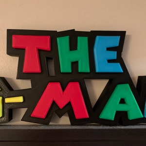 Custom Mario Style Name Plate Personalised Desk Sign Boy | Etsy UK