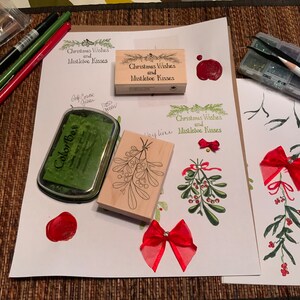 Rustic Wreath Rubber Stamp From Oldislandstamps - Etsy