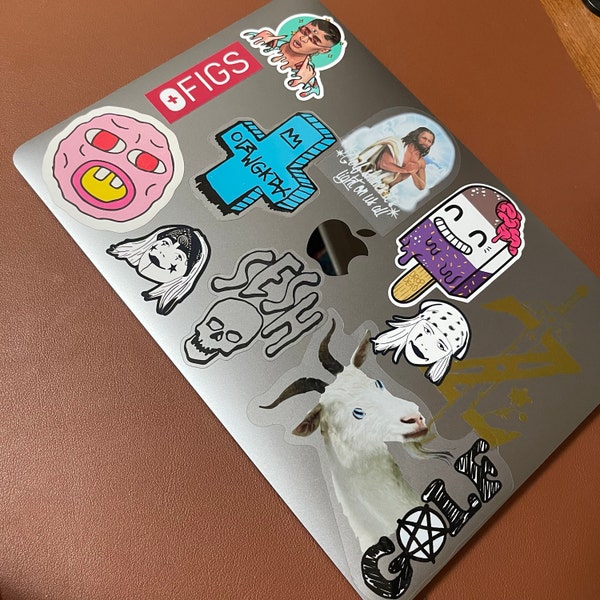 Garden Inspired 2pc Stickers, Music Stickers, Band Stickers, Punk Clown ...