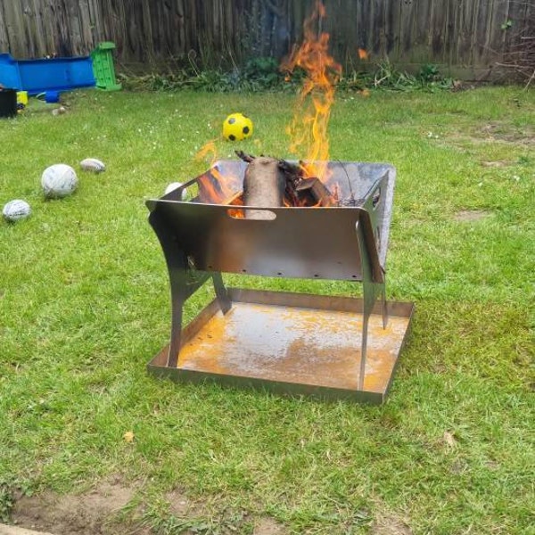 Fire Pit and BBQ Grill - Football Team, Personalisation - Large Size ...