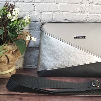 2 Custom Purse Bag Label,52mm X20mm Silver Blank Rectangle Tags With ...