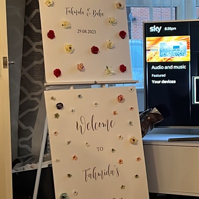 Floral Digital Muslim Wedding Invitation Template Editable Electronic ...