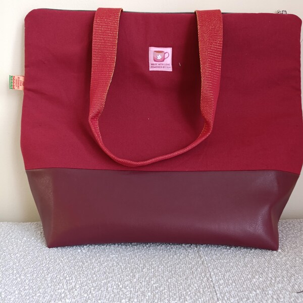 Pack of 5 Woven Fabric Labels RED GINGHAM TOAST "made to Keep You ...