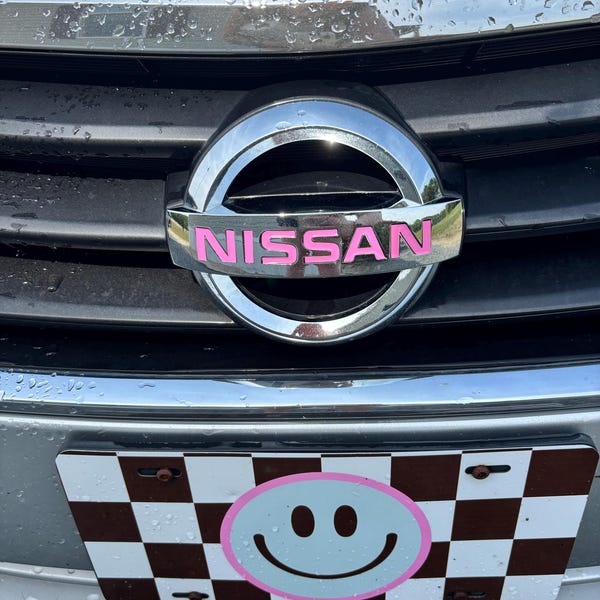 Front Grille Vinyl (die-cut) Inlay for Nissan Kicks, 2018-2020 (ONLY ...