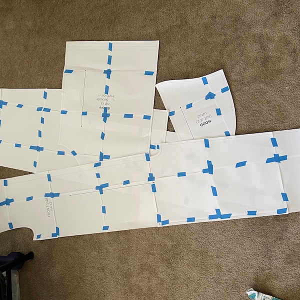 Pattern to Print in A4 L 169-178 Cm Heigh! Basic Kigurumi Proffesional ...