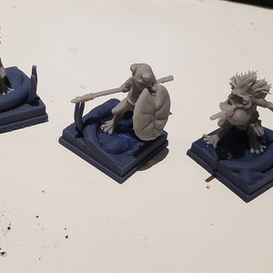 Kitsune Miniature Multi-tailed Fox 32mm Miniature RN Estudio - Etsy