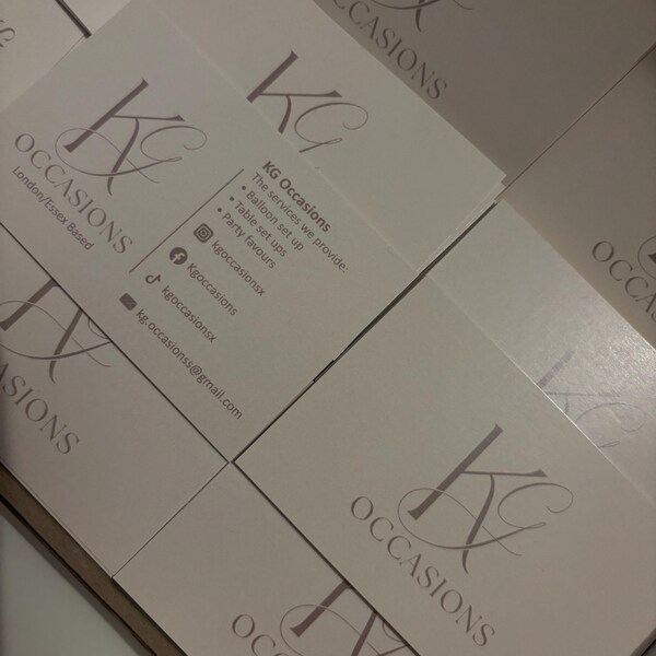 Thank You for Your Purchase/order Cards Small Business Card 400gsm, 20/ ...