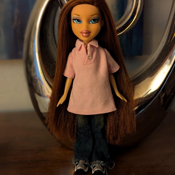 Handmade Doll Pink Polo Shirt Doll Clothes for 12" Dolls(customer Order ...